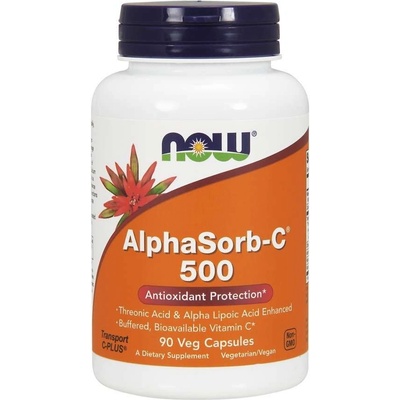 Now Foods Foods Alphasorb-C 500 mg 90 rostlinných kapslí od 689 Kč ...