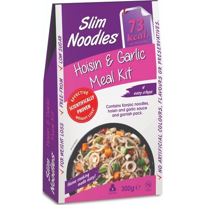 Slim Noodles s česnekovou a Hoisin omáčkou a kořením 150 g - Heureka.cz