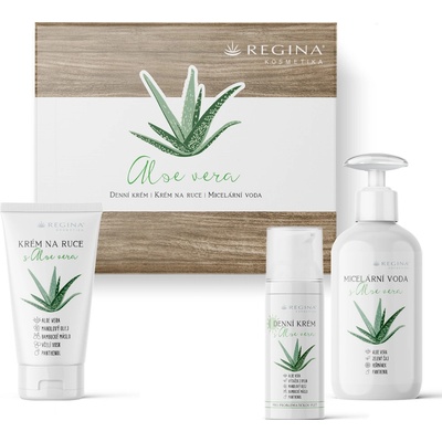 Regina Aloe Vera denní krém 50 ml + krém na ruce 60 ml + Micelární voda ...