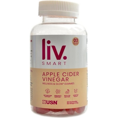 USN LivSMART apple cider gummies 60 ks jablečný ocet - Heureka.sk