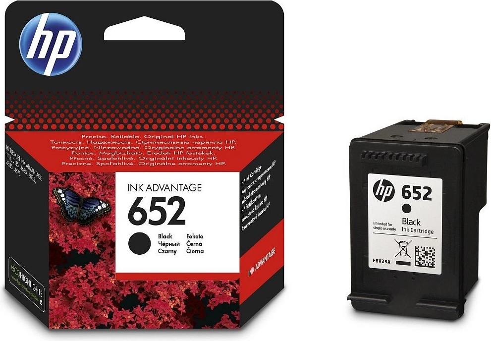 HP 652 originalni inkoustova kazeta erna F6V25AE od 388 K Heureka.cz
