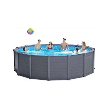 Intex GRAPHITE GRAY PANEL POOL 478 x 124 cm 26382GN - Heureka.cz