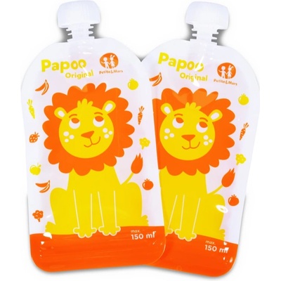 Petite&Mars Papoo детски храни в пауч опаковка Lion 6x150ml от 10,96 лв ...
