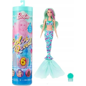 Mattel Barbie Color reveal barbie mořská panna HRK12 od 379 Kč - Heureka.cz