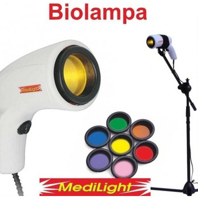 MEDILIGHT Biolampa MediLight + farebná terapia + stojan k biolampe ...