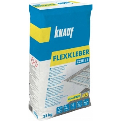 Knauf Lepidlo flexibilní Flexkleber C2TE S1 (25 kg/bal) od 372 Kč - Heureka.cz