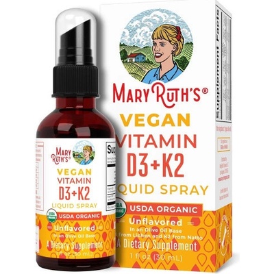 Mary Ruth's Bio Vitamín D3+K2 vegan tekutý sprej 30 ml od 25,95 ...