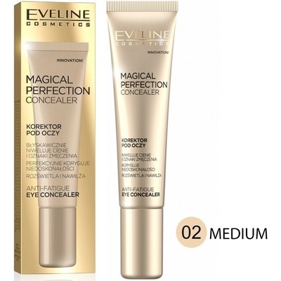 Eveline Cosmetics Magical Perfection Concealer Korektor č. 02 Medium 15 ml - Heureka.cz