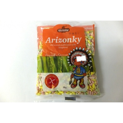Arizonky ochucená pufovaná rýže loupaná 70 g od 20 Kč - Heureka.cz