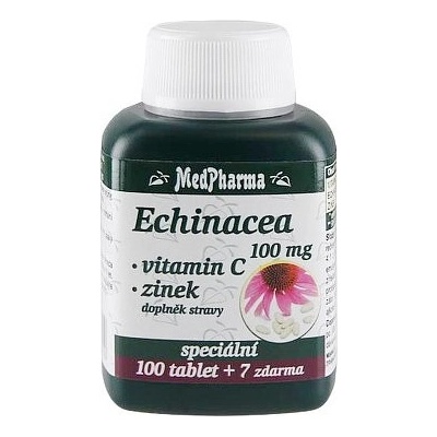 Medpharma Echinacea 100mg + vit.c + zinek 107 tablet od 204 Kč - Heureka.cz