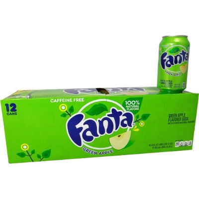 Fanta Green Apple USA karton 12 x 355 ml - Heureka.cz