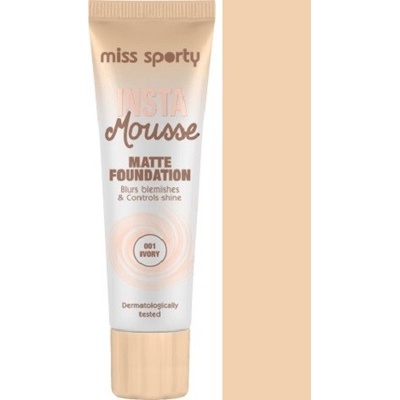 Miss Sporty Insta Mousse Matte Foundation make-up 001 Ivory 30 ml od ...