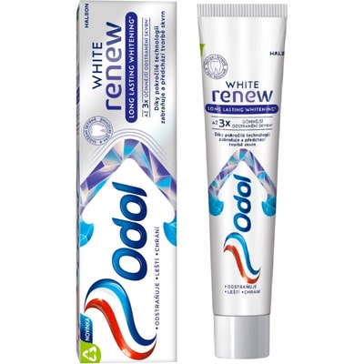 Odol White Renew Long Lasting Whitening s fluoridem 75 ml od 27 Kč ...