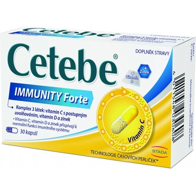 Cetebe Immunity FORTE 30 kapsúl od 6,25 € - Heureka.sk