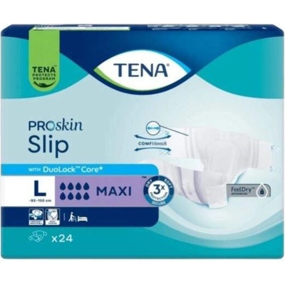 TENA Slip Maxi L inkontinenční kalhotky 24 ks od 449 Kč - Heureka.cz