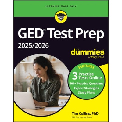 GED Test Prep 2025 / 2026 for Dummies (+3 Practice Tests Online) od 25 ...