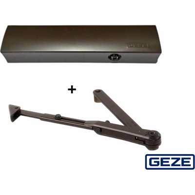 Geze TS 4000 s vypínatelnou aretací bez montážní desky tmavý bronz od 3 ...