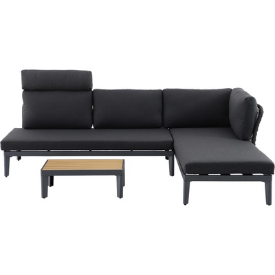 Sunfun Maja Set lounge nábytku, 3 ks, hliník, šedá FRA02325+FRA02325A ...