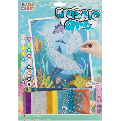 GRAFIX Mozaikový obrázek Delfíni A4 kreativní set od 36 Kč - Heureka.cz