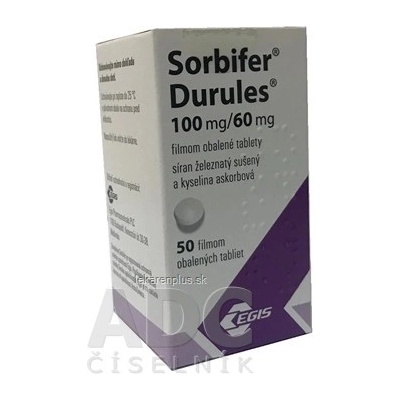 Sorbifer Durules tbl.flm.50 x 100 mg - Heureka.sk