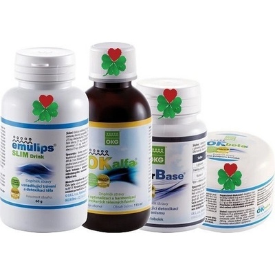 OKG Detox pack Sada k pročištění organismu OK Alfa+ 115 ml.,OKG Factor ...