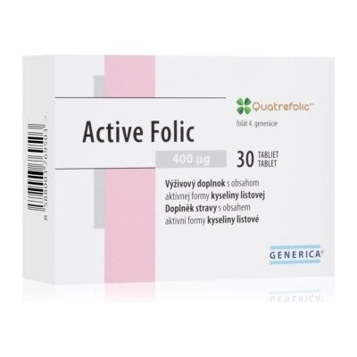 Generica Active Folic 30 tablet od 137 Kč - Heureka.cz