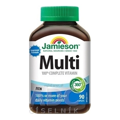 Jamieson Multi Complete Men 50+ 90 tablet od 507 Kč - Heureka.cz