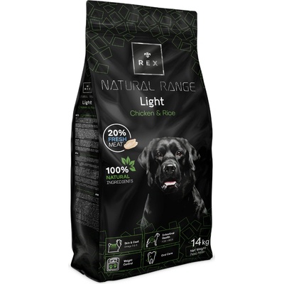 Rex Natural Range Light Chicken & Rice 14 kg - Heureka.sk