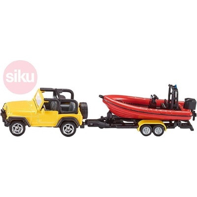 Siku 1658 Auto JEEP WRANGLER s přívěsem a člunem 1:87 od 169 Kč ...