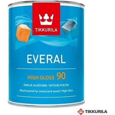 TIKKURILA EVERAL High Gloss [90] alkydová barva 2,7L vysoký lesk od 866 ...