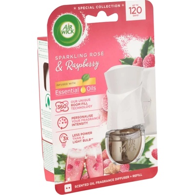 Air Wick elektrický strojek s náplní Essential Oils Sparkling Rosé ...