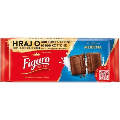 Figaro čokoláda mliečna 80 g - Heureka.sk