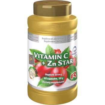Star Vitamin C + Zn s postupným uvolňováním 60 kapslí od 390 Kč ...