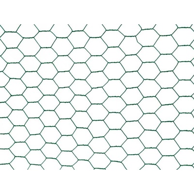Chovatelské šestihranné pletivo Zn+PVC 25/1000/25m, zelené PLOTY ...