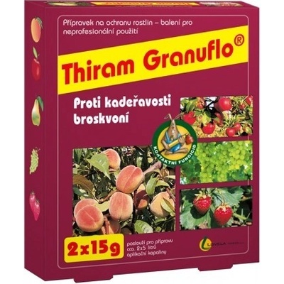 Thiram Granuflo - proti kadeřavosti broskvoní - 2 x 15 g - Heureka.cz