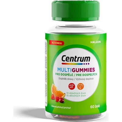 Centrum MultiGummies pro dospělé želé 60 ks od 269 Kč - Heureka.cz