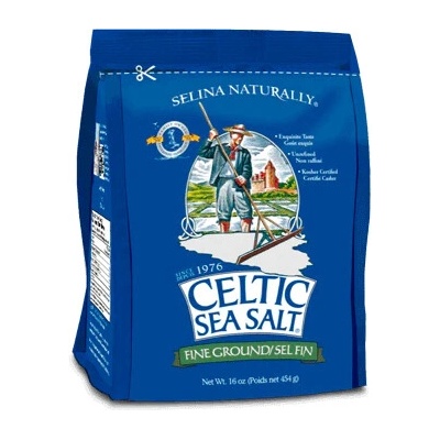 Selina Naturally Celtic Sea Salt, Mořská sůl, Jemně mletá, 454 g ...