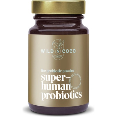 Wild & Coco Probiotics Superhuman probiotiká 28 kmeňov 30 kapsúl od 39 ...
