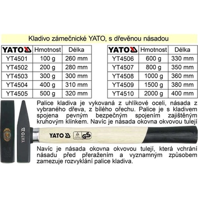 YATO YT-4505 od 76 Kč - Heureka.cz