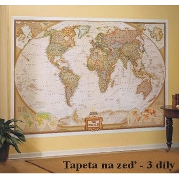 National Geographic Svět - nástěnná mapa Executive 295 x 193 cm ...