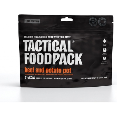 Tactical Foodpack BIG Beef and Potato Pot 140 g - Heureka.cz