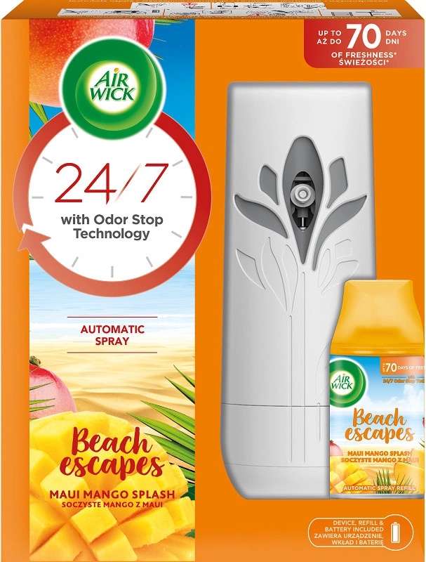 Air Wick Freshmatic Beach Escapes strojek s naplni Maui Mango Splash 250 ml od 155 K Heureka.cz