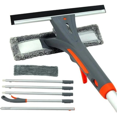 HOME & MARKER Sada na umývanie okien s predlžovacou tyčou a rozprašovačom predĺženie od 56 do ...