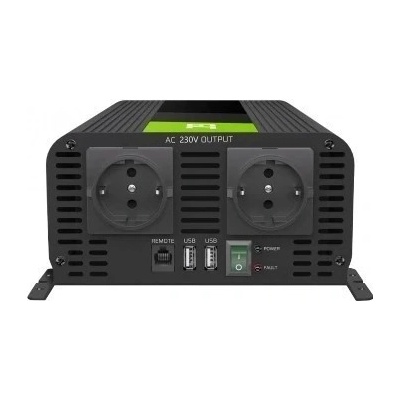 Green Cell Power Inverter PRO 12V/230V, 1000W,2000W, čistý sinus ...