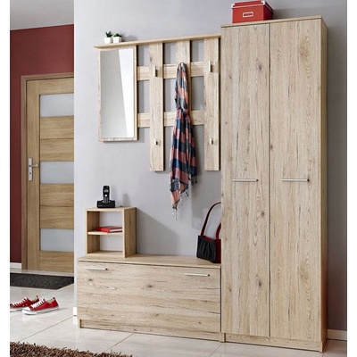 Casarredo Předsíňová stěna RENO ( věšák, botník, zrcadlo, skříň ...