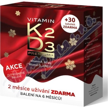 Biomin VITAMIN K2+D3 2000 I.U. PREMIUM 60+30 tablet od 469 Kč - Heureka.cz
