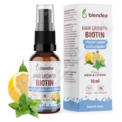 Blendea Biotin Hair Boost sprej máta&citron 10 ml od 207 Kč - Heureka.cz