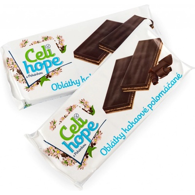 Celi Hope Oplatky kakaové polomáčené 100 g - Heureka.cz