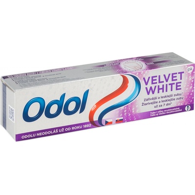 Odol Velvet White s fluoridem 75 ml od 30 Kč - Heureka.cz