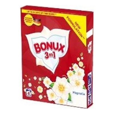 Bonux 3v1 Magnolia prací prášek 6 PD 390 g od 40 Kč - Heureka.cz